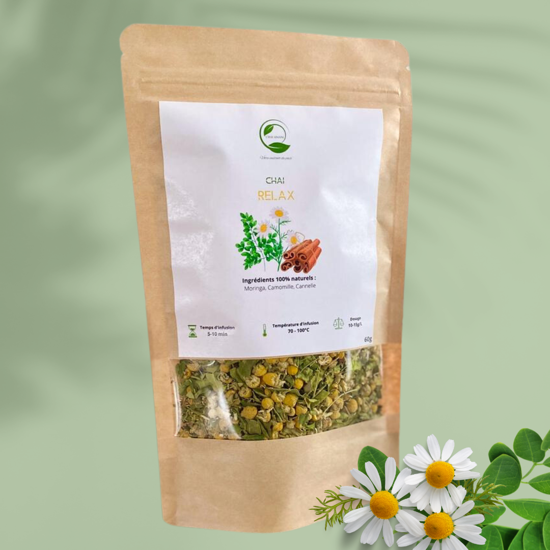 Chai Relax - Moringa, camomille, cannelle – Chai Amani